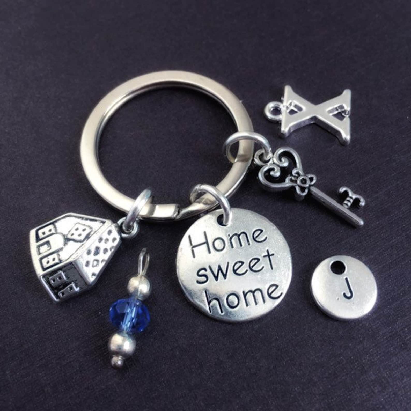 New Home Keyring Home Sweet Home Keychain Moving House New | Etsy