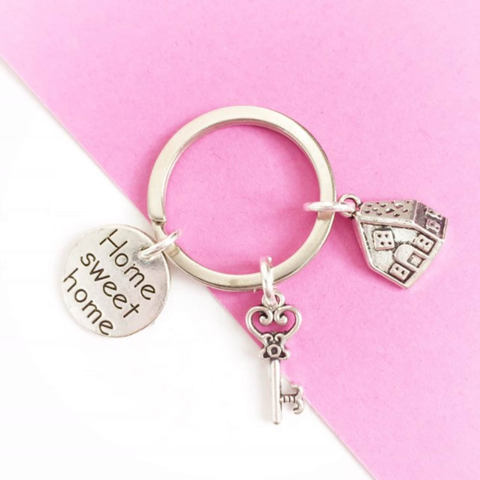 New Home Keyring Home Sweet Home Keychain Moving House New - Etsy UK