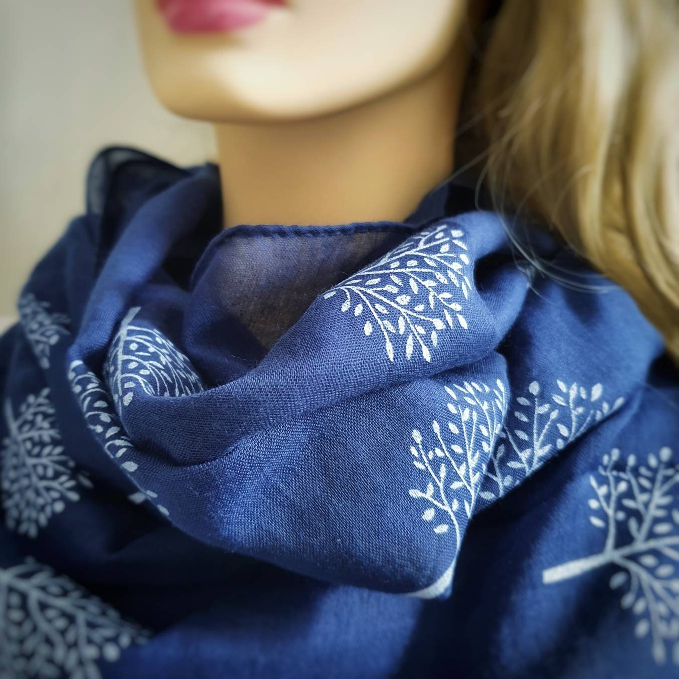 Mulberry Tree Scarf Ladies Tree of Life Print Wrap - Etsy UK