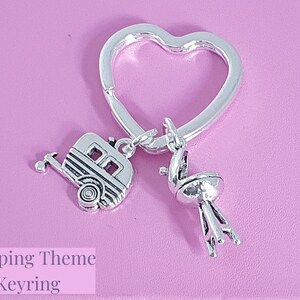 Caravan Key Ring, Personalised Novelty Camper Owner Keychain ...