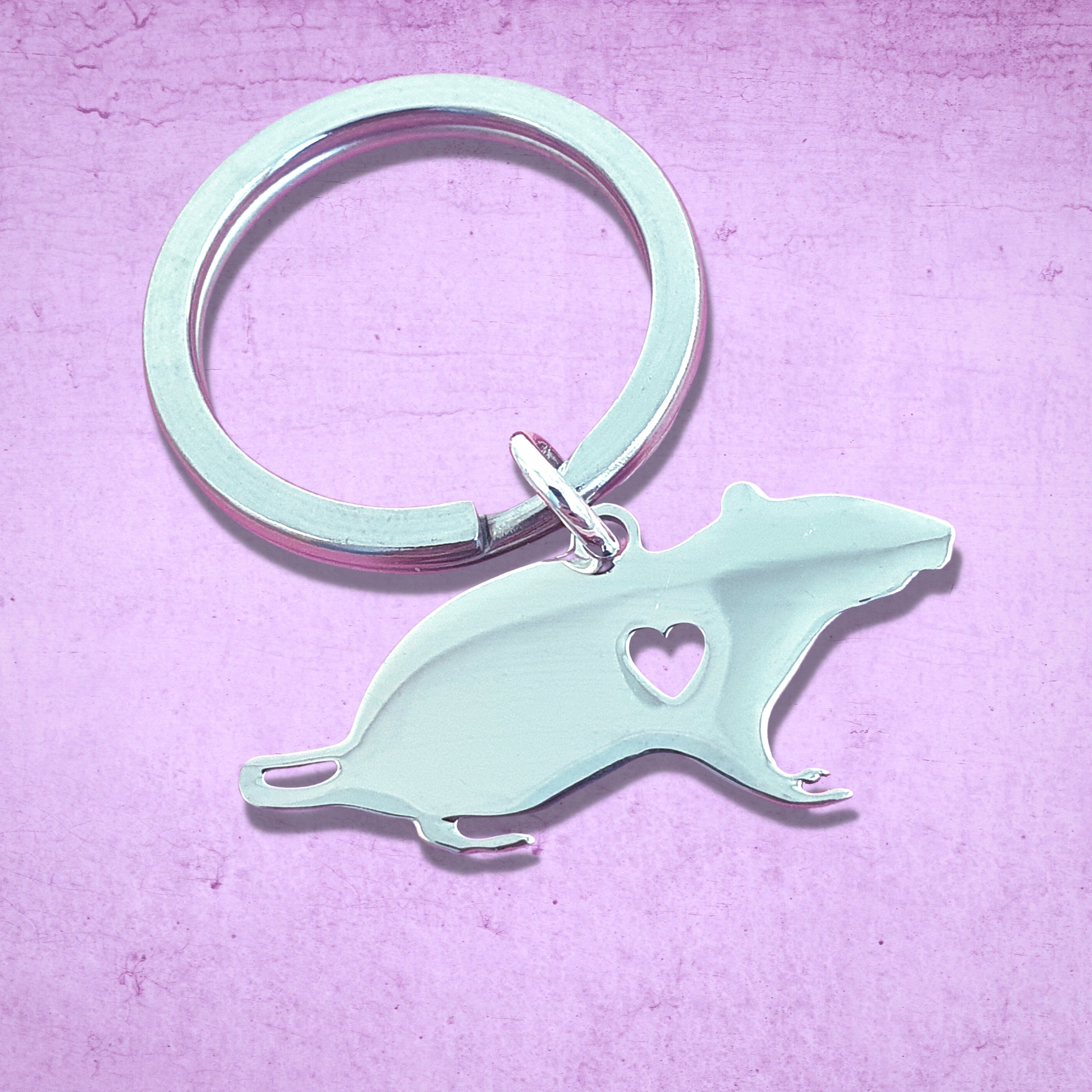 Rat Keyring Personalised Rodent Bag Clip 16th 18th 21st - Etsy UK