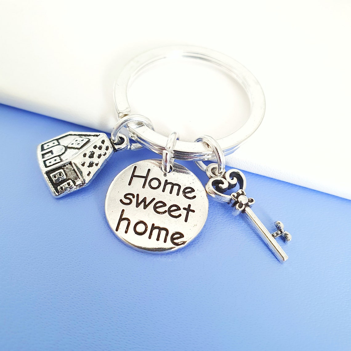 New Home Keyring Home Sweet Home Keychain Moving House New - Etsy UK