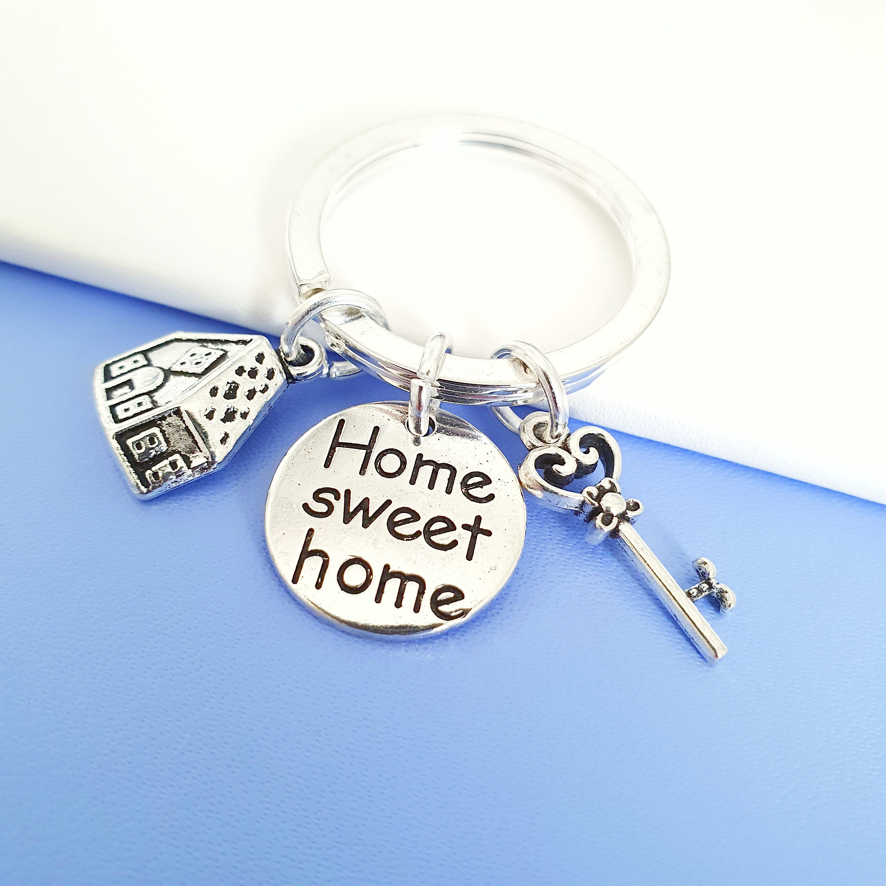 New Home Keyring Home Sweet Home Keychain Moving House New - Etsy UK