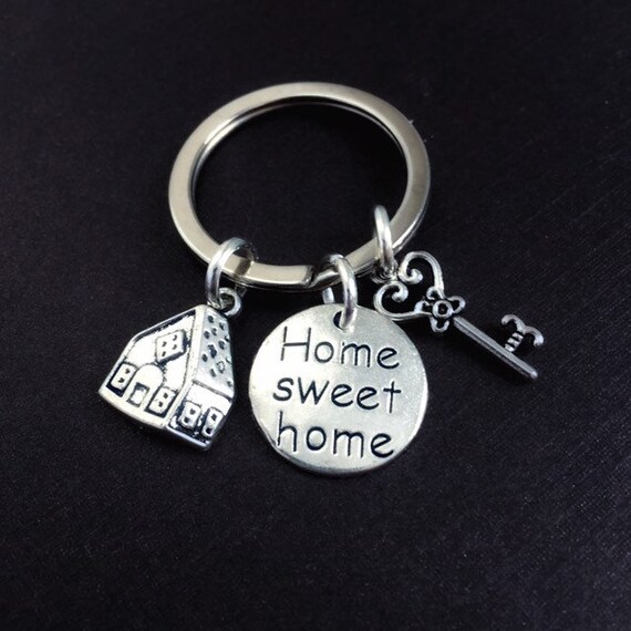 New Home Keyring Home Sweet Home Keychain Moving House New | Etsy