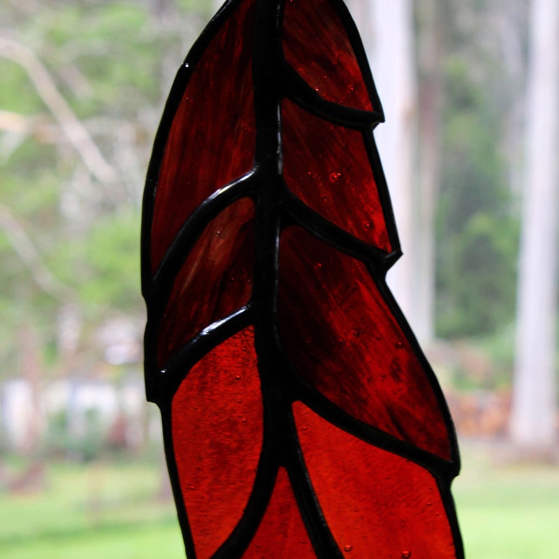 Feather Stained Glass - Etsy