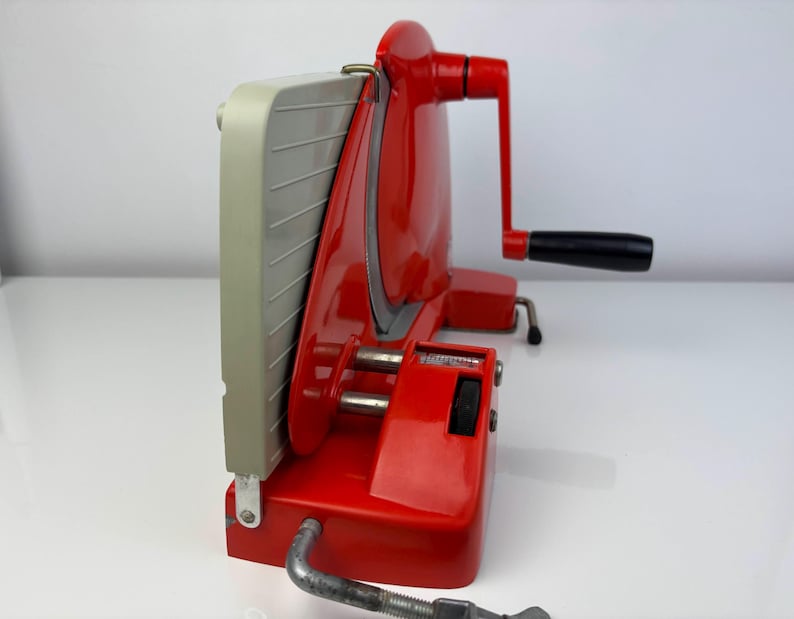 Vintage EVA Denmark Slicer. All Purpose Red Slicer. Danish Kitchen Design Classic From the Mid ...