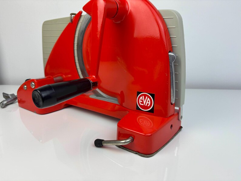 Vintage EVA Denmark Slicer. All Purpose Red Slicer. Danish Kitchen Design Classic From the Mid ...