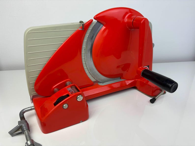 Vintage EVA Denmark Slicer. All Purpose Red Slicer. Danish Kitchen Design Classic From the Mid ...