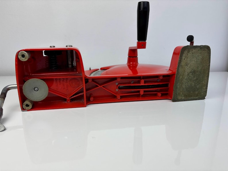 Vintage EVA Denmark Slicer. All Purpose Red Slicer. Danish Kitchen Design Classic From the Mid ...