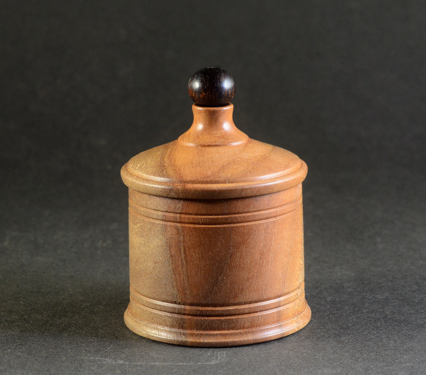 Cherry Lidded Box With Ironwood Insert Handmade Lathe Turned - Etsy