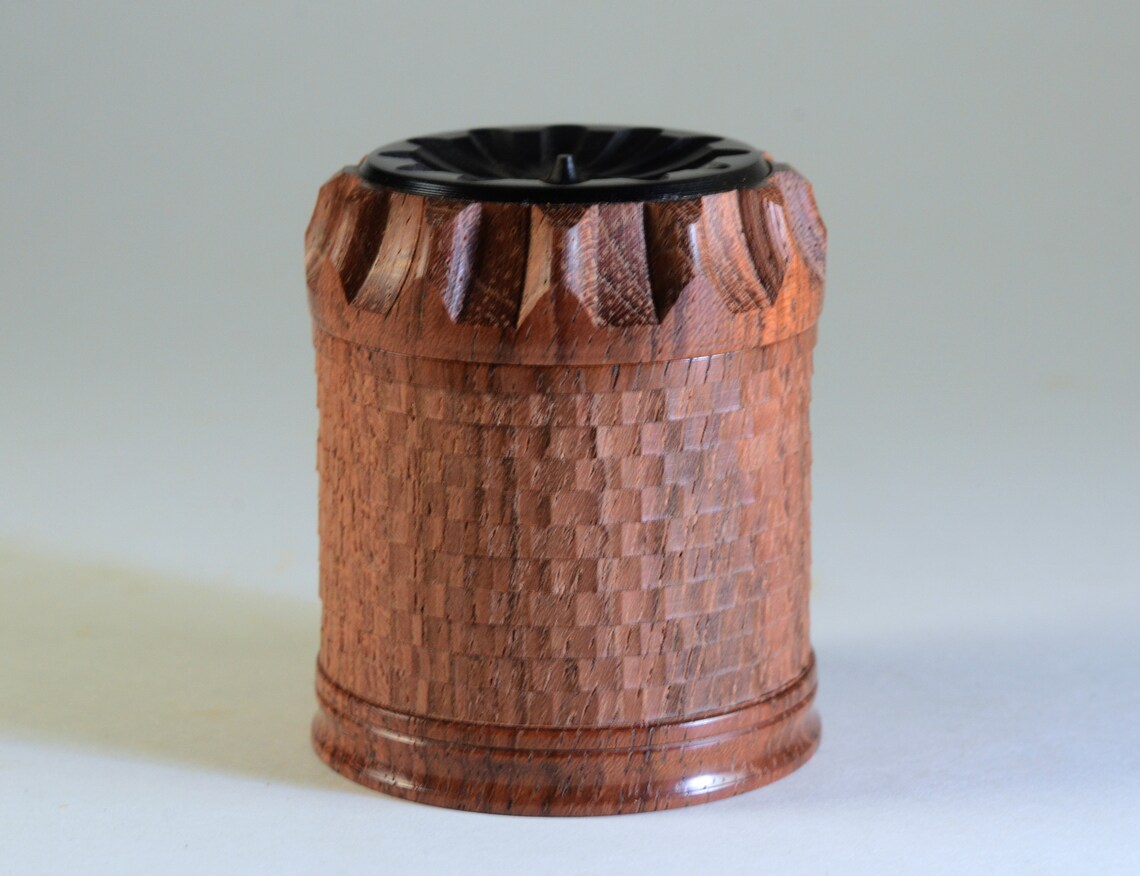 Lathe Turned Ornamented Lidded Box Handmade - Etsy