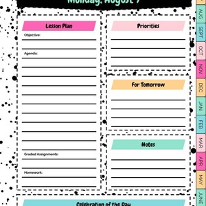 Digital Lesson Planner for Teachers 2023-2024 Google Slides - Etsy