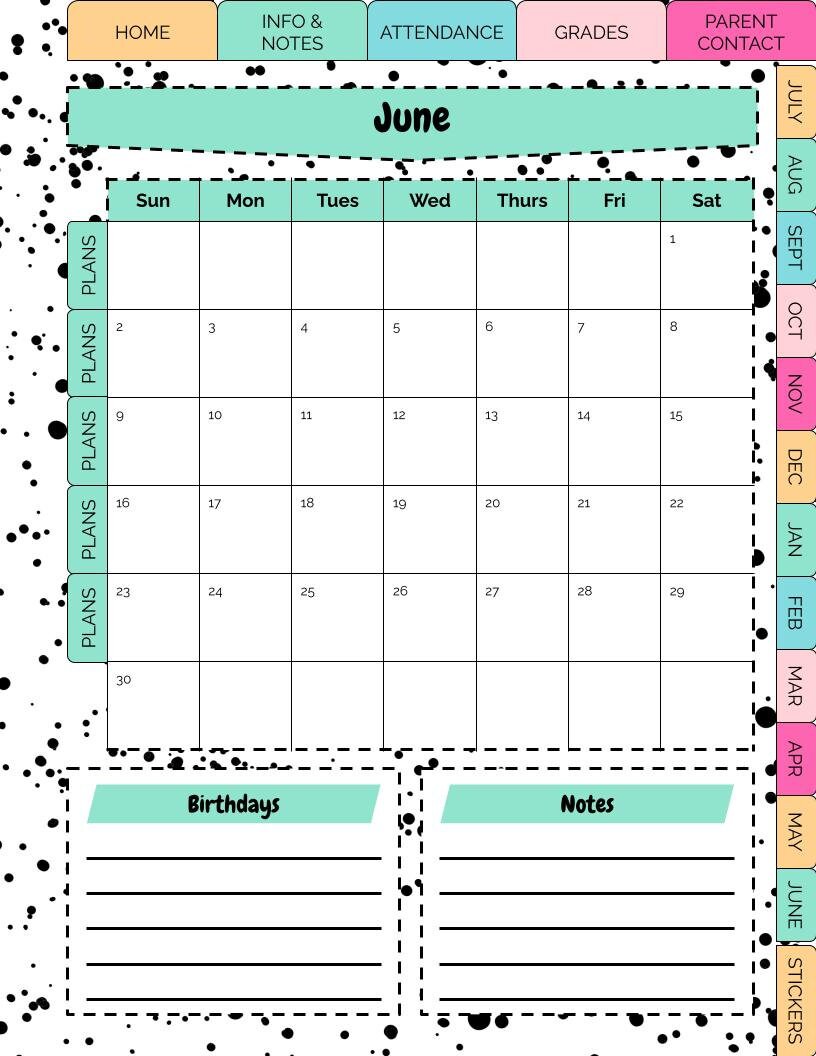 Digital Lesson Planner for Teachers 2023-2024 Google Slides - Etsy
