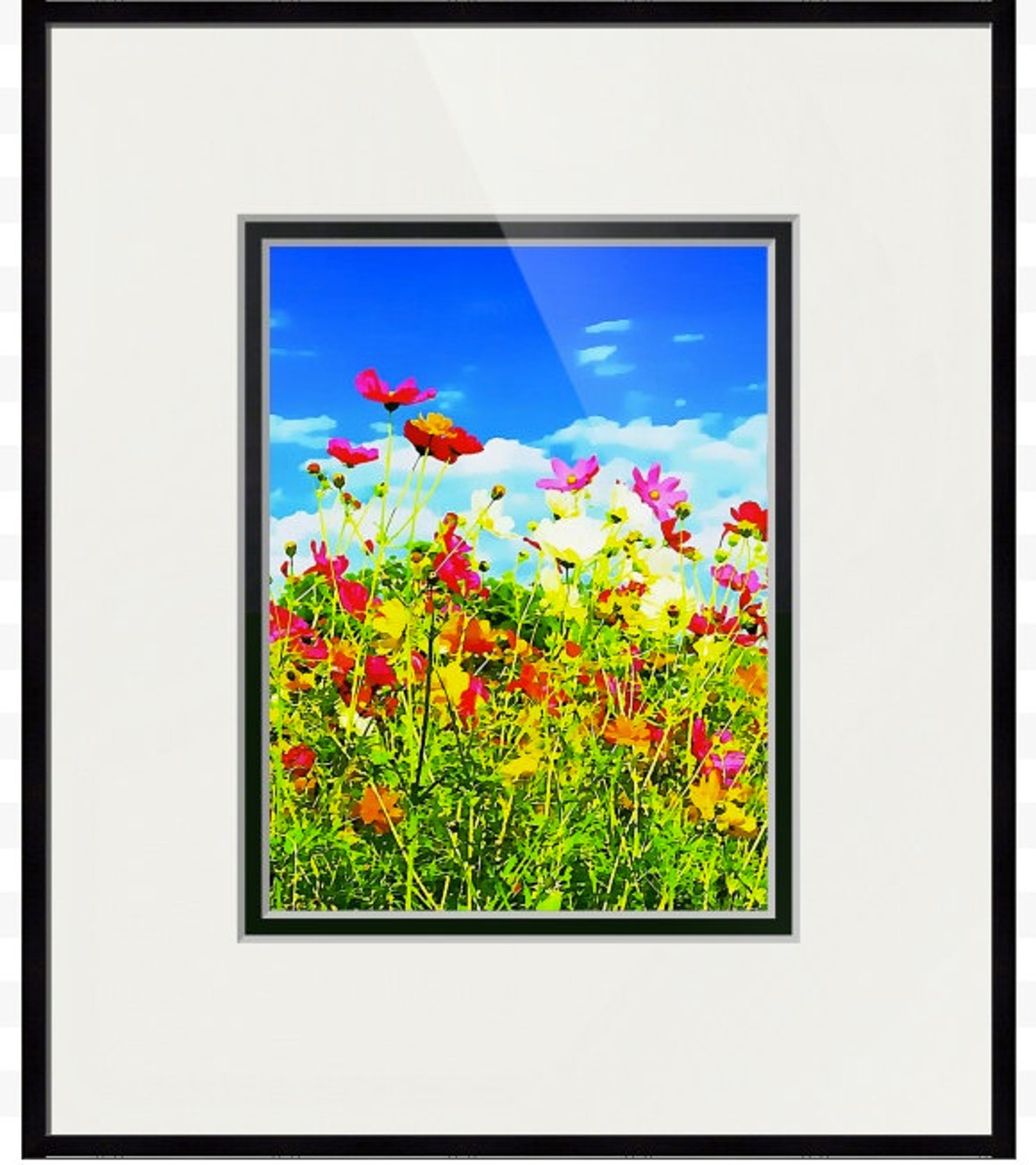 Giclee Print Poppies at the Mail Box Flowers Poppy Wildflower Texas ...