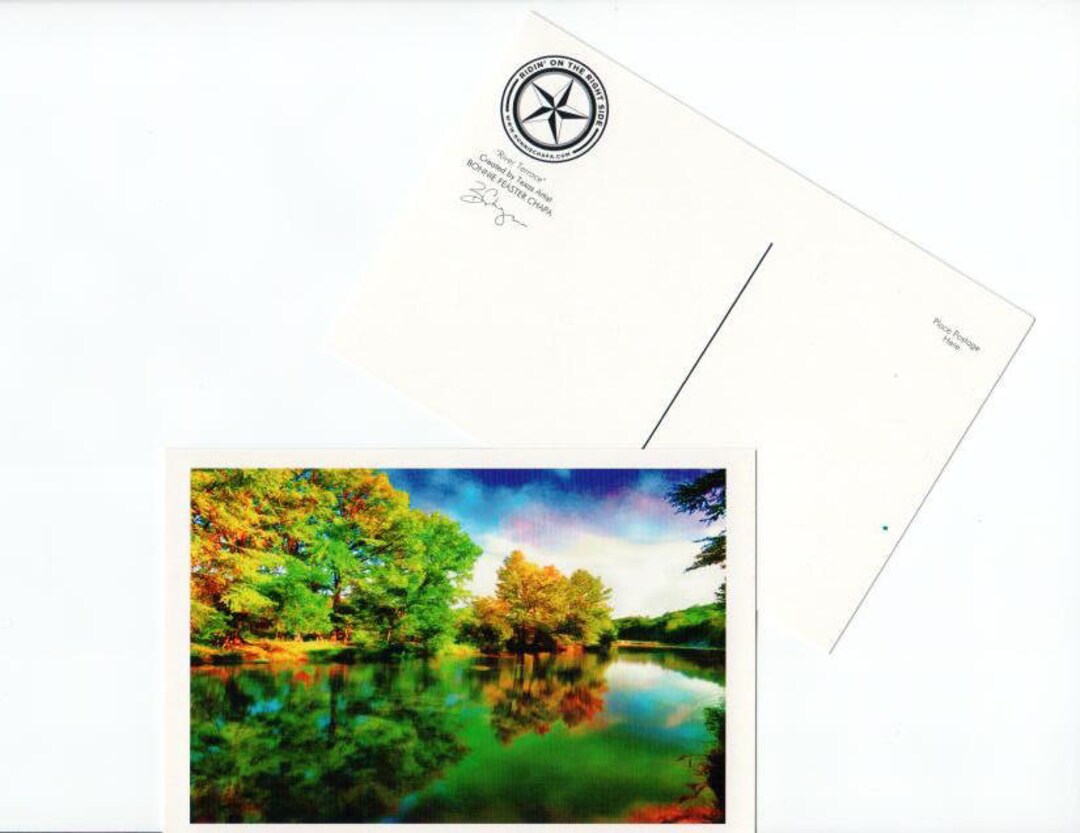 Postcard Texas Frio River Hill Country Card Paper Stationery - Etsy