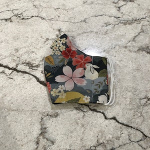 Japanese Rabbit Usagi Face Mask With Filter Pocket - Etsy