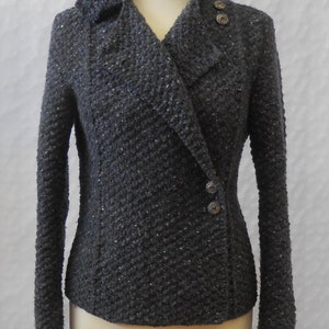 Military Style Jacket Knitting Pattern PDF - Etsy