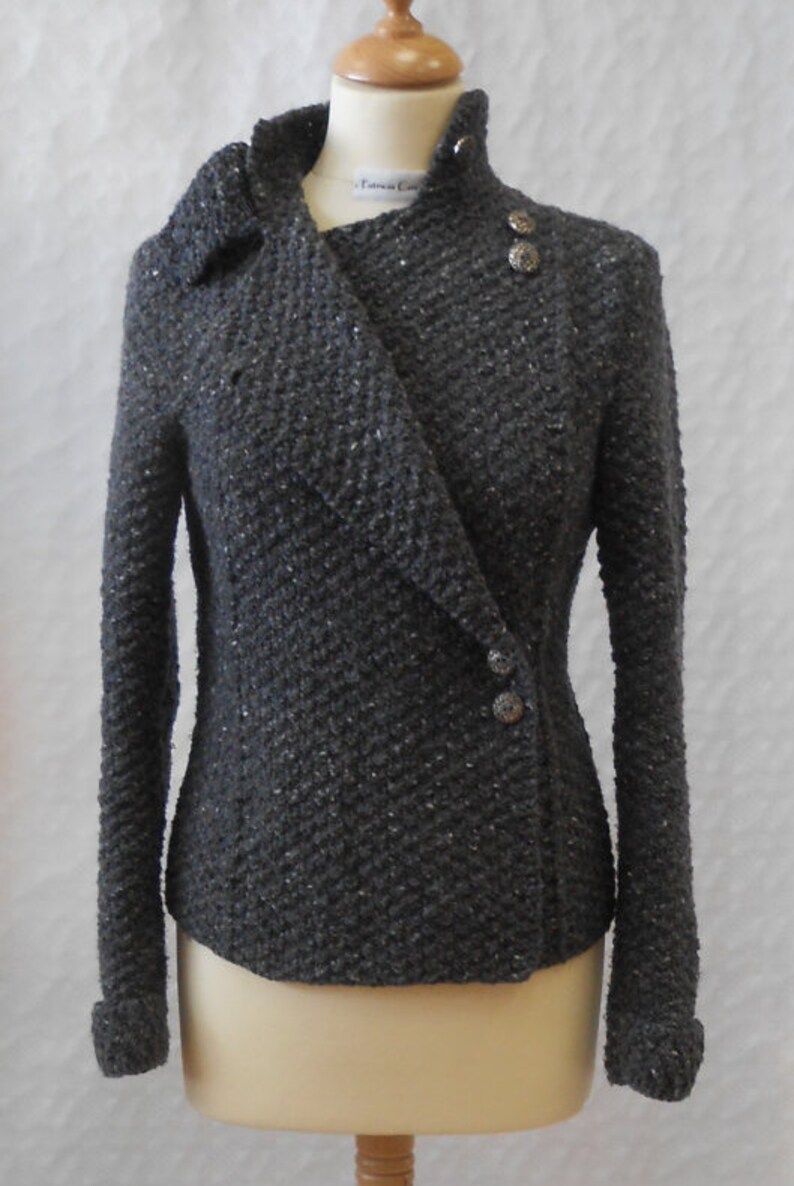 Military Style Jacket Knitting Pattern PDF - Etsy