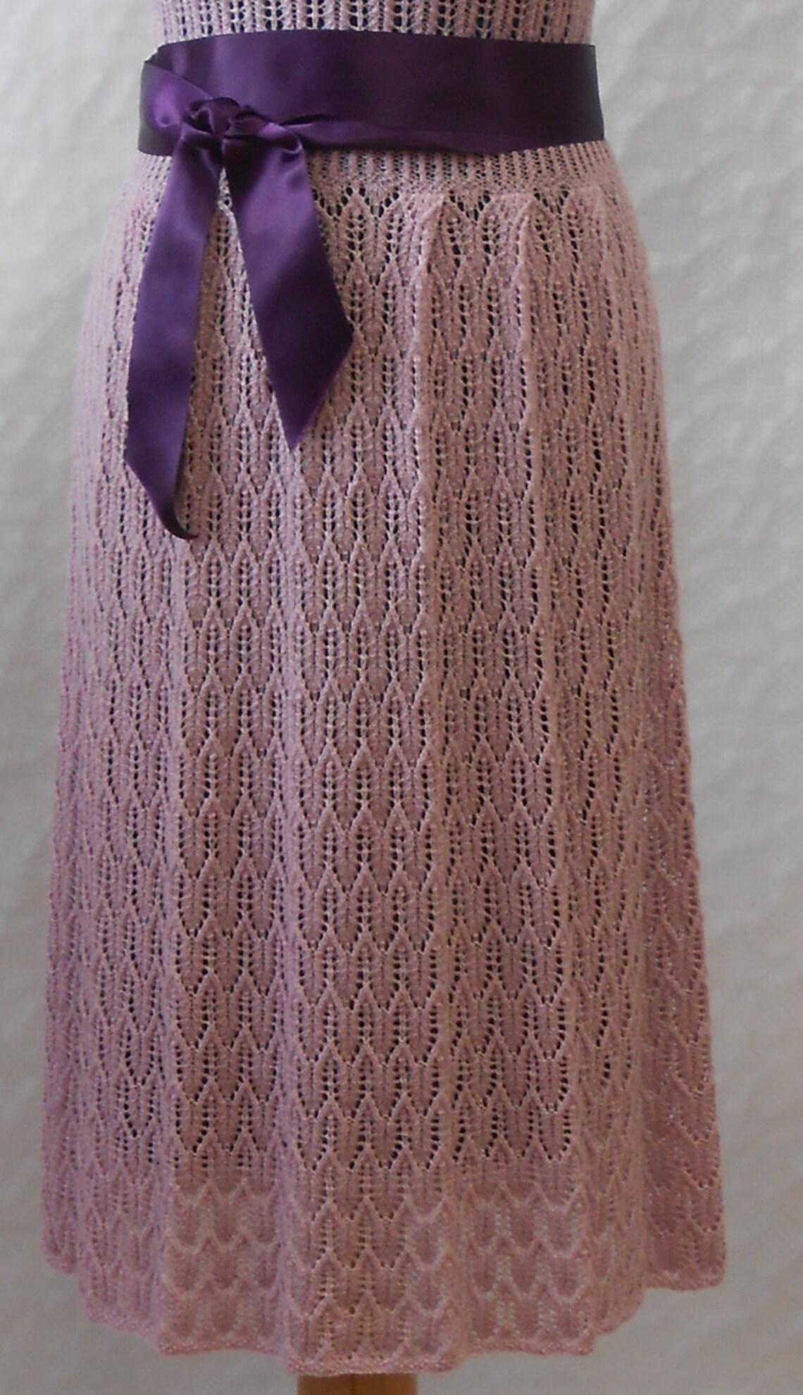 Lace Dress Knitting Pattern PDF Romantic / Occasion Dress - Etsy Canada