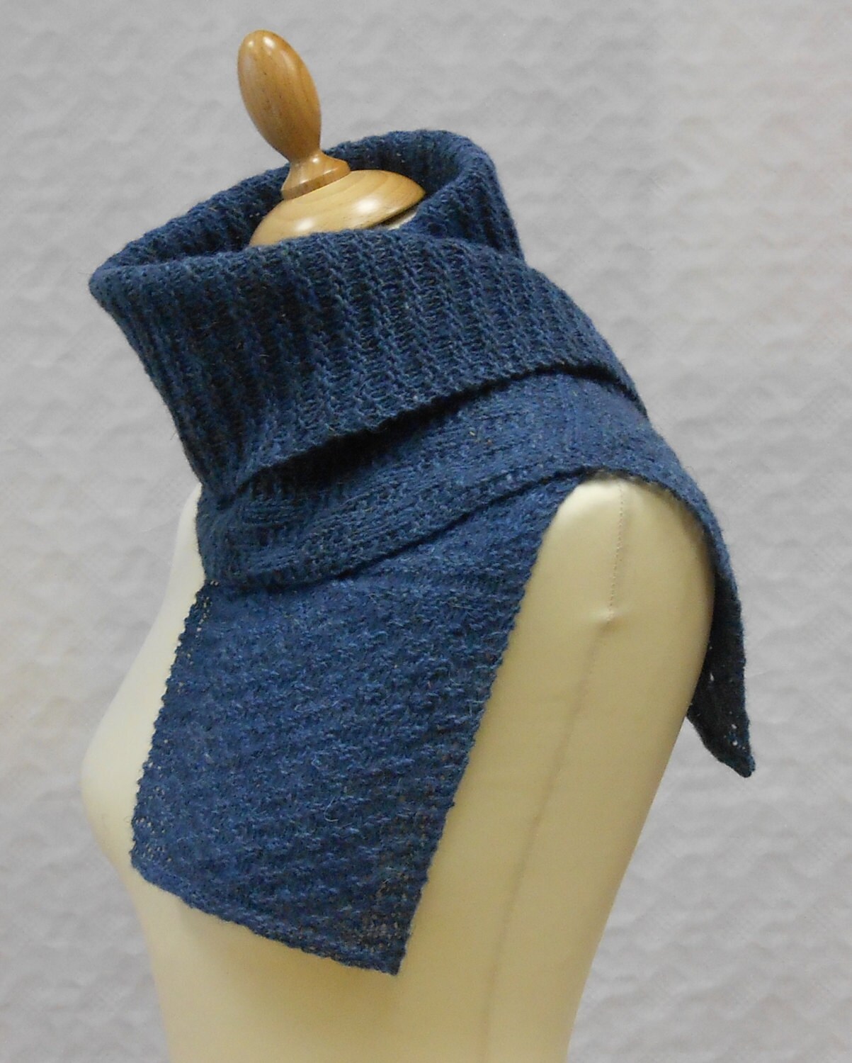 Cas Shawl PDF Knitting Pattern Collared Scarf Shawl - Etsy Australia