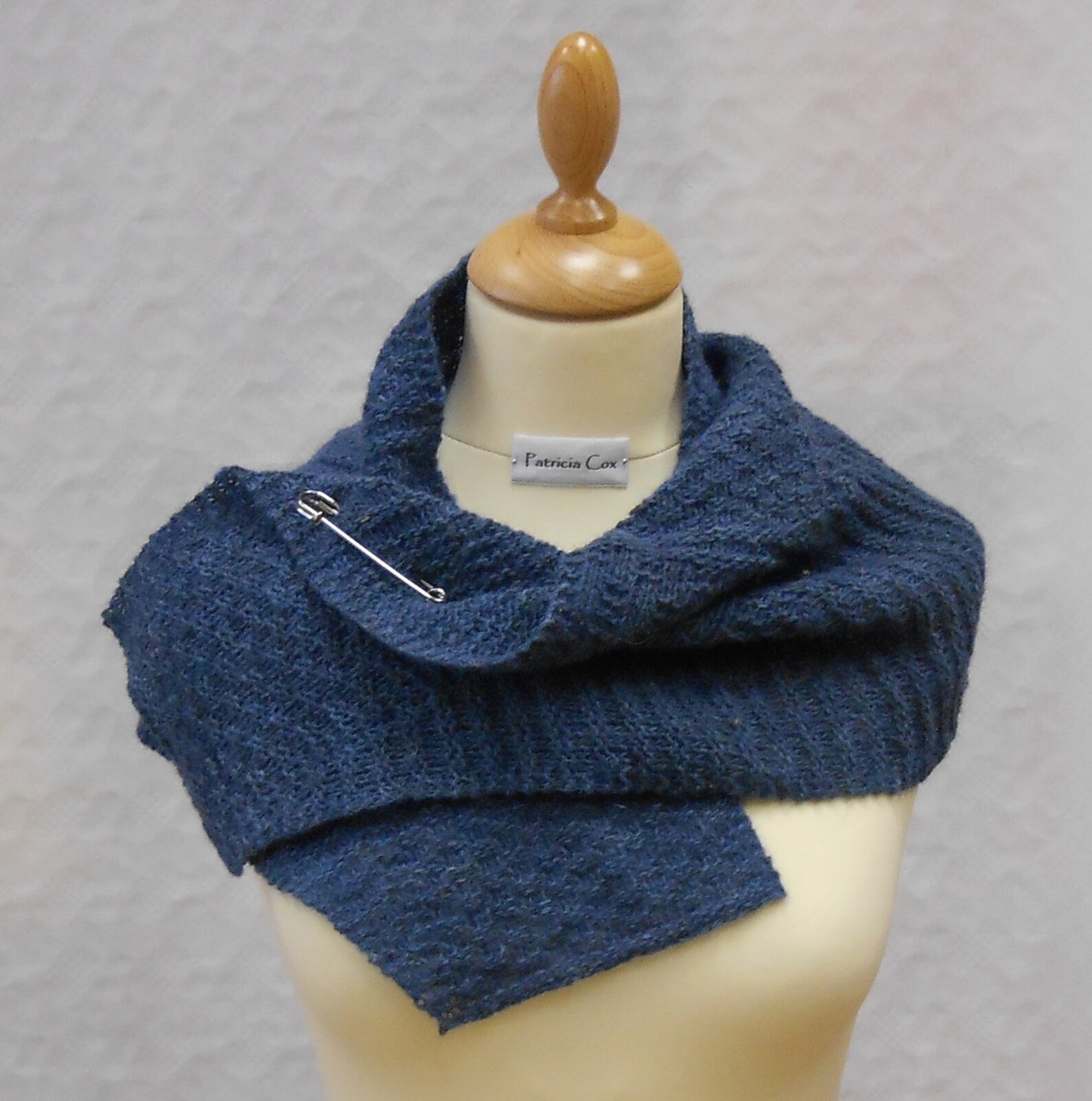 Cas Shawl PDF Knitting Pattern Collared Scarf Shawl - Etsy