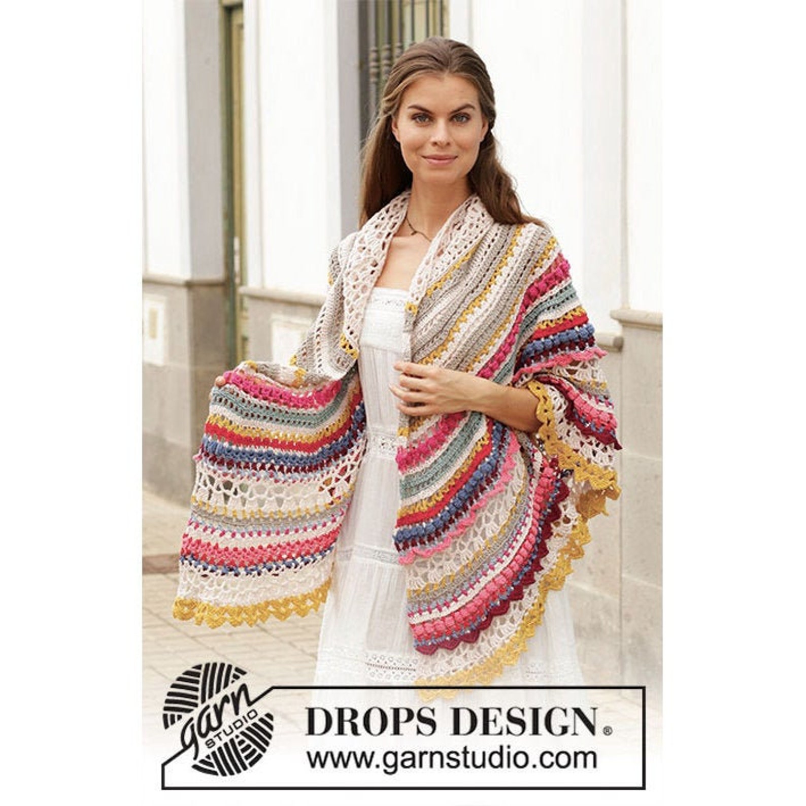 Hand Made Shawl, Triangular Shawl, Wool Shawl, Spring Shawl, Knit Shawl ...