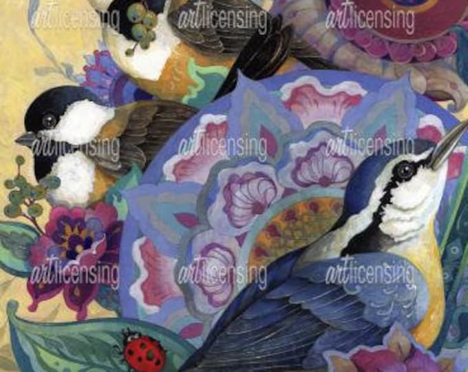 Galchutt GARDEN BIRD TRIO Rug Hooking Pattern 26 X 36 - Etsy