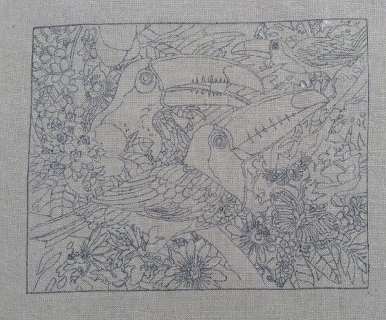 Galchutt INTERLUDE Rug Hooking Pattern 24 X 19 - Etsy