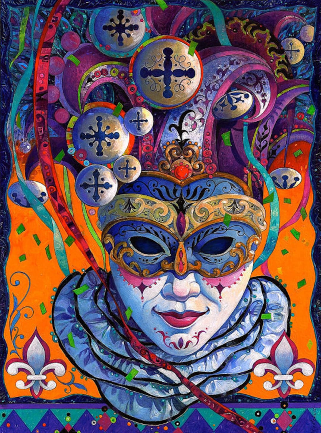 Galchutt - Carnival Rug Hooking Pattern (21" X 26") - Etsy