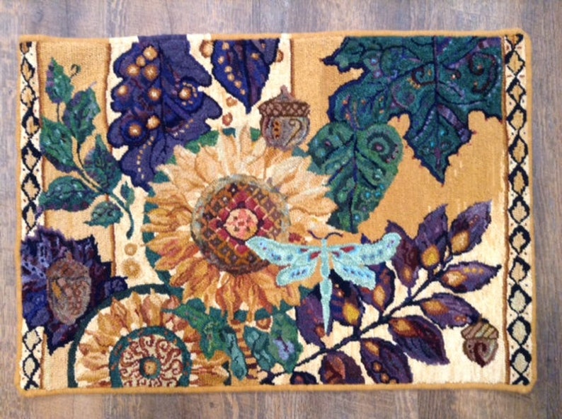 Galchutt as FALL NIPS the AIR Rug Hooking Pattern 30 - Etsy