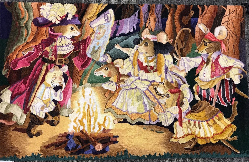 Galchutt - GYPSY MICE Rug Hooking Pattern (23" X 36") - Etsy