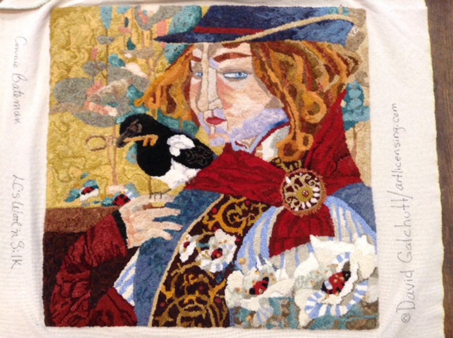 Galchutt THIEVING MAGPIE Rug Hooking Pattern 30 X 30 - Etsy