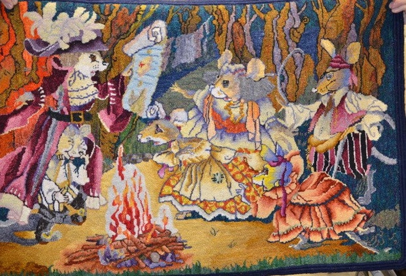 Galchutt - GYPSY MICE Rug Hooking Pattern (23" X 36") - Etsy