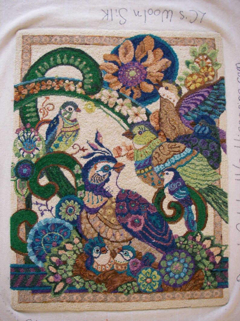 Galchutt - Chirp Rug Hooking Pattern (18" X 24") - Etsy Canada