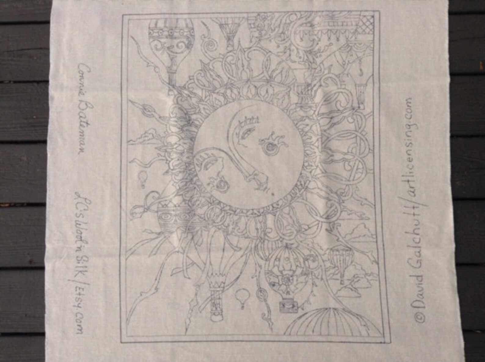 Galchutt VICTORIAN SOARING Rug Hooking Pattern 30 X | Etsy