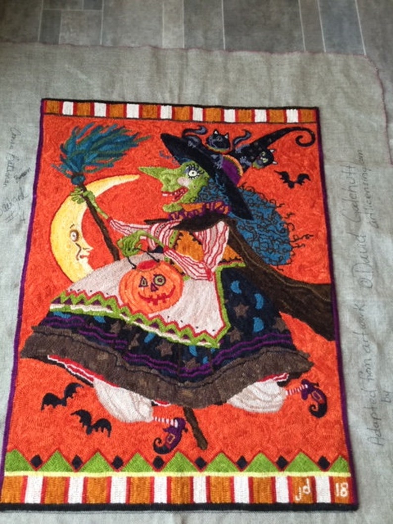 Galchutt - WITCH Rug Hooking Pattern (35" X 26") - Etsy Canada