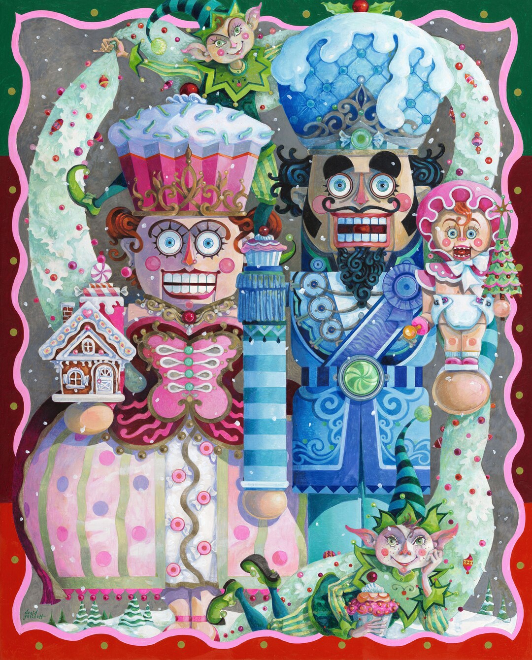 Galchutt - Nutty Crackers (35" X 28") - Etsy