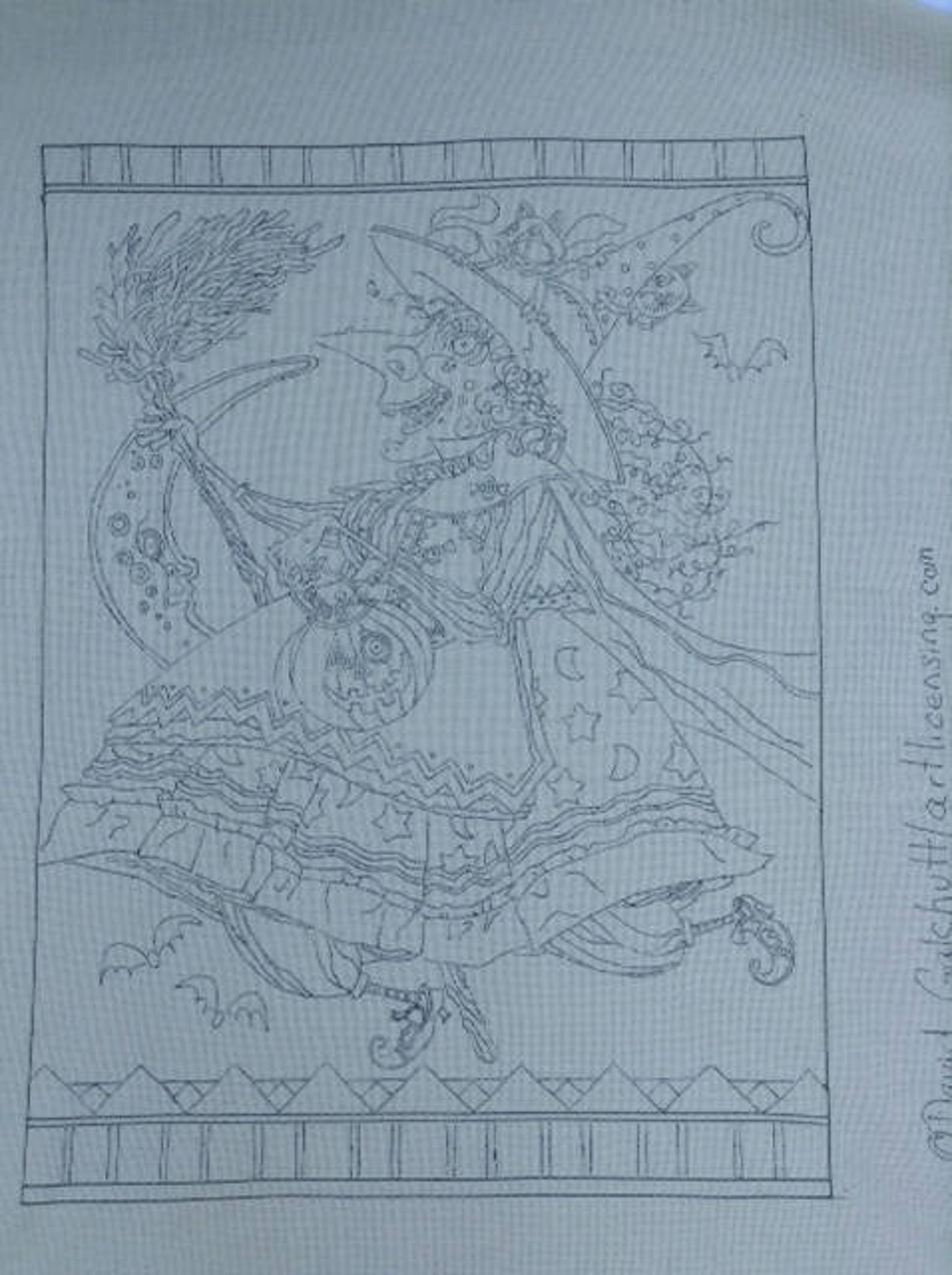 Galchutt - WITCH Rug Hooking Pattern (35" X 26") - Etsy