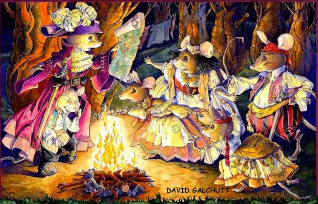 Galchutt GYPSY MICE Rug Hooking Pattern 23 X 36 - Etsy