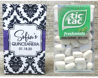Quinceanera Favor Tags. Sweet 15 Favors. Birthday Party | Etsy