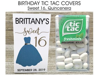 Quinceanera Favor Tags. Sweet 15 Favors. Birthday Party | Etsy