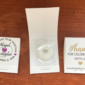 Personalized Wedding Matchbook Mints Covers. Mint to Be Mintbooks ...