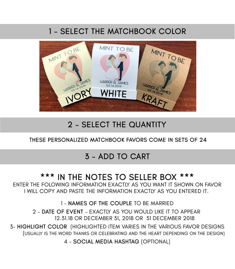 Mint to Be Wedding Favors for Guests. Matchbook Mint Favors. - Etsy