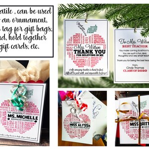 Preschool Teacher Gift. Teacher Christmas Ornament. Teacher ...