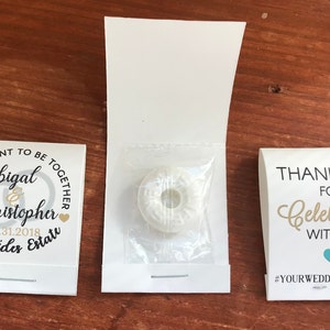 Personalized Wedding Matchbook Mints Covers. Mint to Be - Etsy