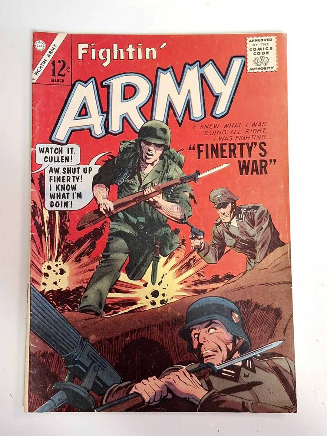 Charlton Comics Fightin' Army # 62 1965 Vintage Comic Book - Etsy