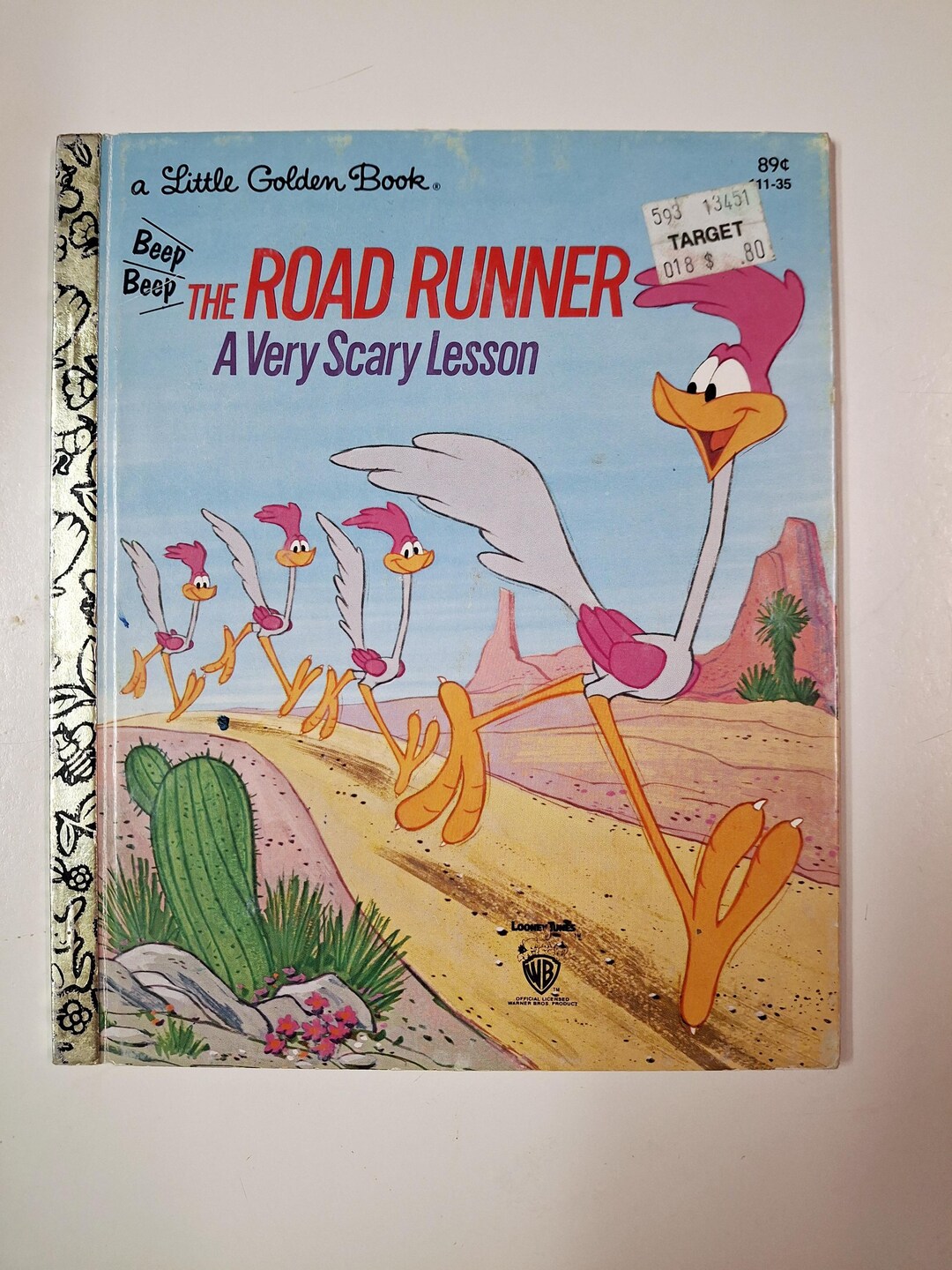The Road Runner A Very Scary Lesson Vintage Kids Little Golden Book - Etsy
