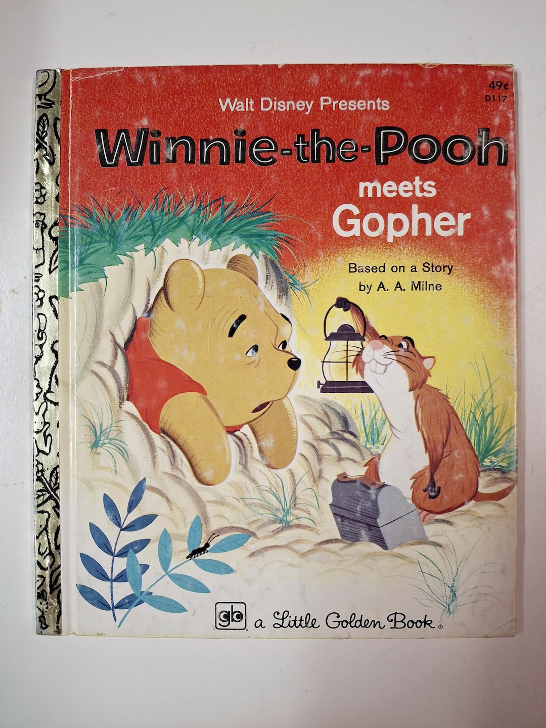 Winnie the Pooh Meets Gopher Vintage Kids Little Golden Book - Etsy