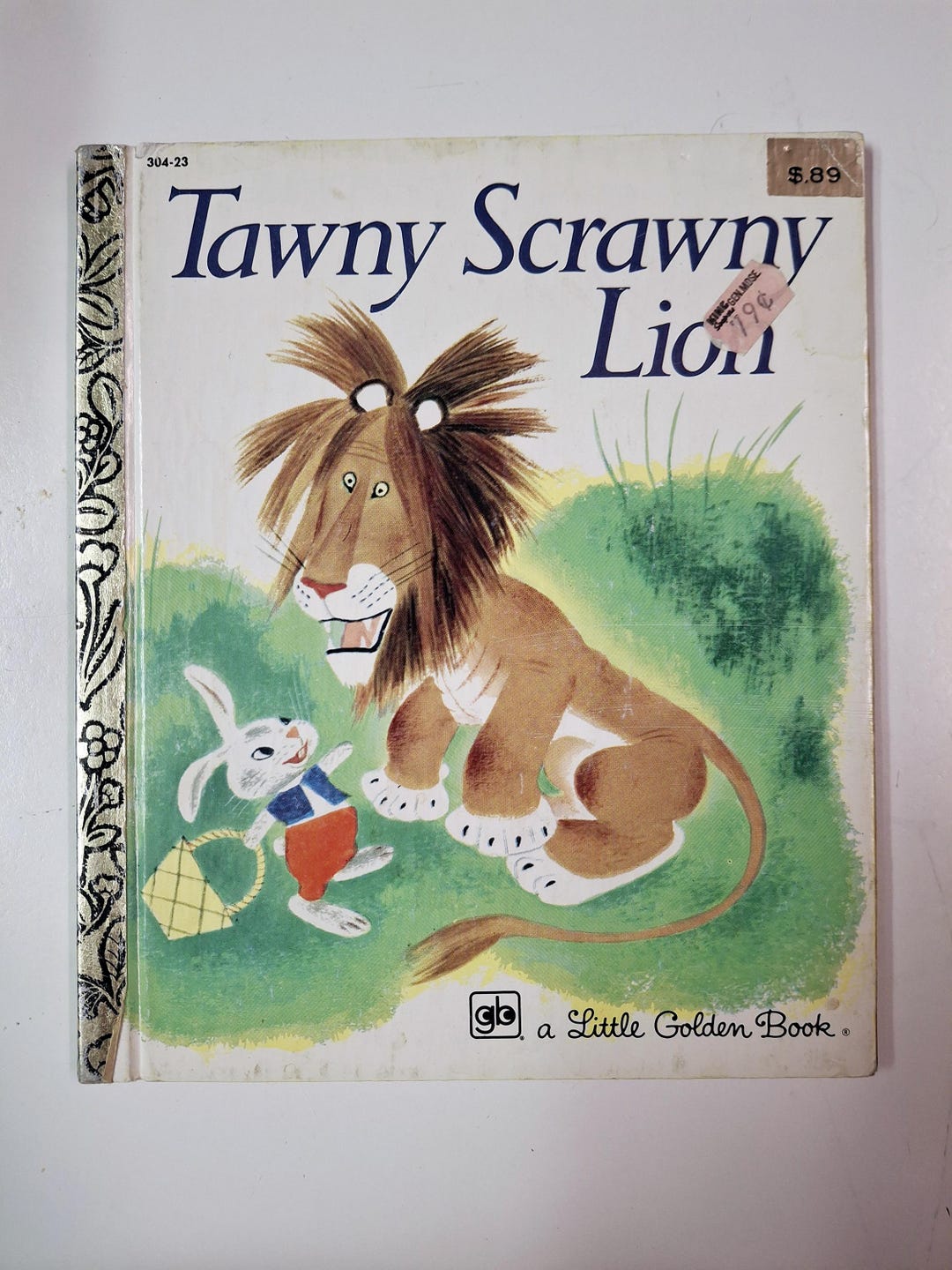 The Tawny Scrawny Lion Vintage Kids Little Golden Book - Etsy