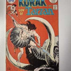 DC Comics Korak Son of Tarzan # 57 1975 Vintage Comic Book - Etsy